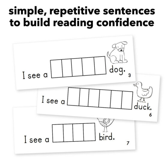 Color Words Farm Theme Emergent Reader and Poster Set - Kinder Craze