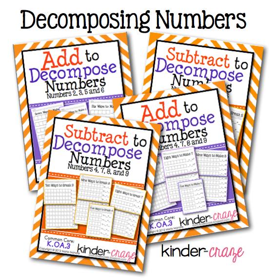 Getting Interactive With The Common Core Decomposing Numbers