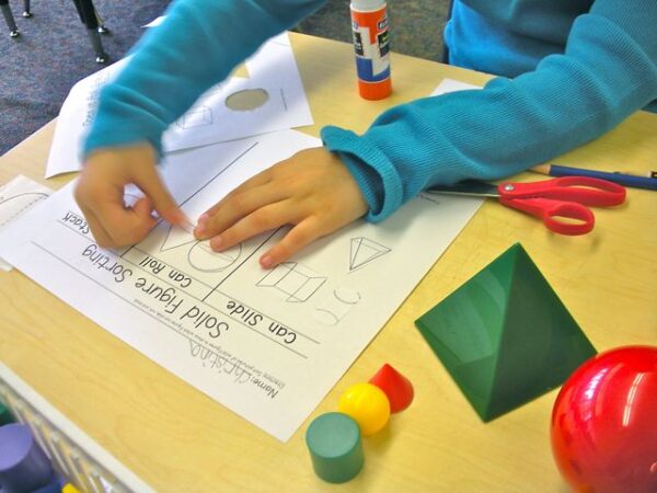 Solid Figures: Manipulatives, Worksheets and a FREEBIE!