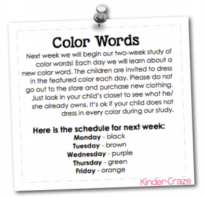 Making Color Words FUN for All {FREEBIE}