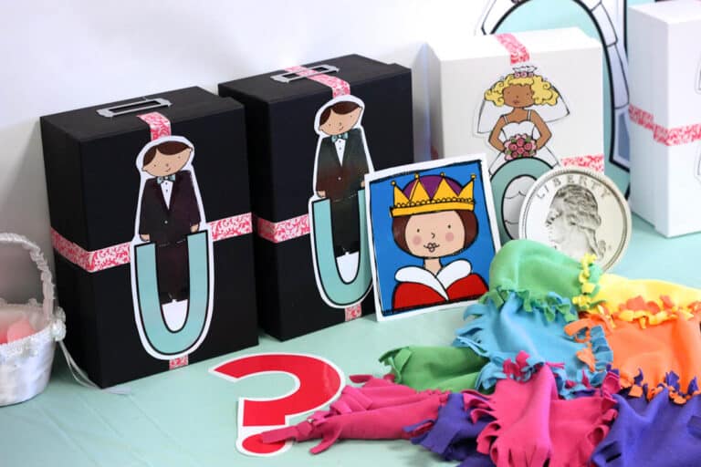 Celebrating a Q and U Wedding in Kindergarten