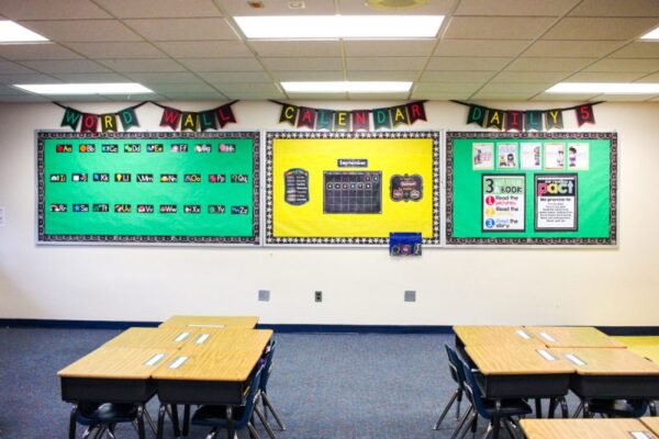 Free Bulletin Board Pennant Letters for Quick and Easy Decor