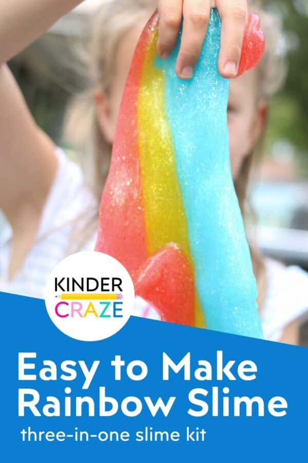 Make Rainbow Slime the Easy Way with Elmers Slime Kits