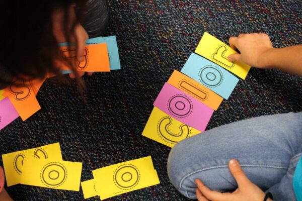 Try this Cut and Paste Book Instead of Color Word Worksheets!