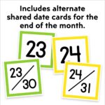 Bright and Simple Rainbow Calendar Numbers - Kinder Craze
