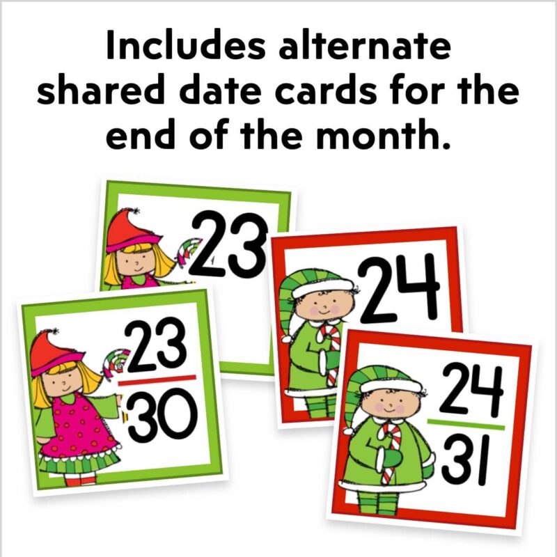 December Santa Calendar Numbers - Kinder Craze