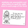 "Do You See the PINK Things?" Color Word Interactive Sight Word Reader ...