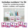 February Valentine Calendar Numbers - Kinder Craze