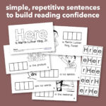 "HERE is Martin Luther King, Junior" Interactive Sight Word Reader for ...