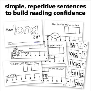Emergent Reader for Sight Word LONG: "How LONG is It?" Sight Word Book ...
