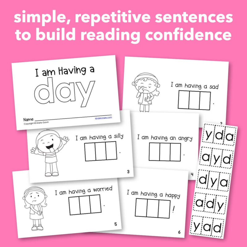 "I Am Having A DAY" Interactive Sight Word Reader - Kinder Craze