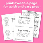 "I Am Having A DAY" Interactive Sight Word Reader - Kinder Craze
