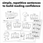"I Can Help at School" Interactive Sight Word Reader - Kinder Craze