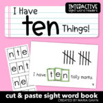 Ten Frame Number Posters 0-20 - Kinder Craze
