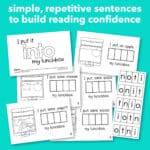 Emergent Reader for Sight Word INTO: "I Put it into my Lunch Box" Book ...