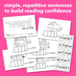 Transportation Theme Emergent Reader for sight word WENT "I Went on a ...