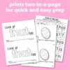 "Look at THAT Egg" Easter Interactive Sight Word Reader - Kinder Craze