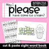 Emergent Reader for Sight Word PLEASE: "May I Please Have Some Ice ...