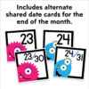 October Monster Calendar Numbers - Kinder Craze