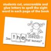 "See THE Fall Fun?" Fall Theme Interactive Sight Word Reader - Kinder Craze