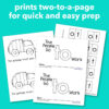 Transportation Emergent Reader for Sight Word TO: "The People Go TO ...