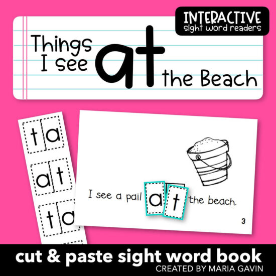 Bundle of Books - set 100 Interactive Sight Word Books - Kinder Craze