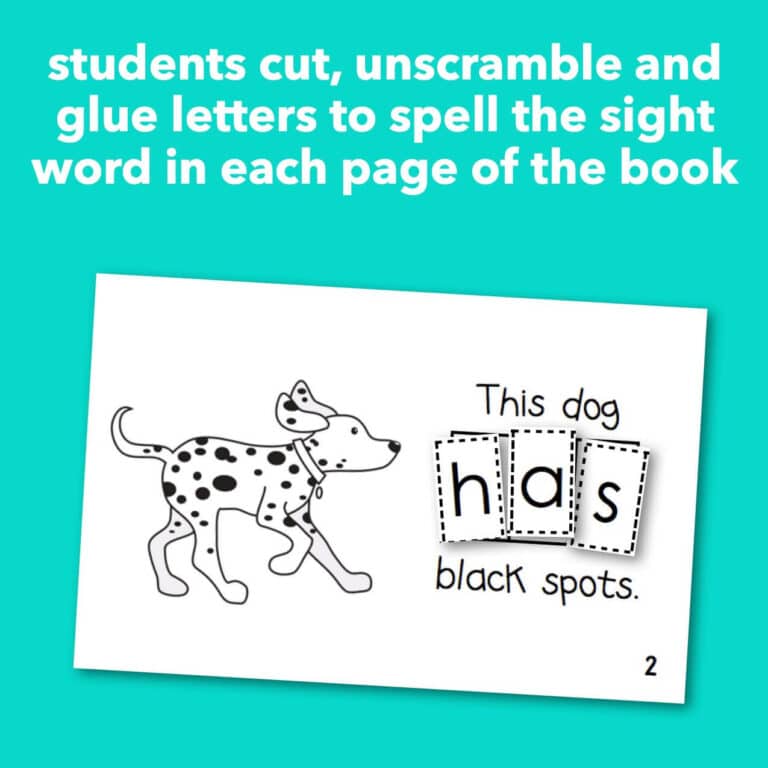 "This Dog HAS It" Interactive Sight Word Reader - Kinder Craze