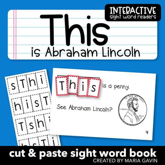 Emergent Reader for Sight Word PART: "This is Part of my Body" Sight ...