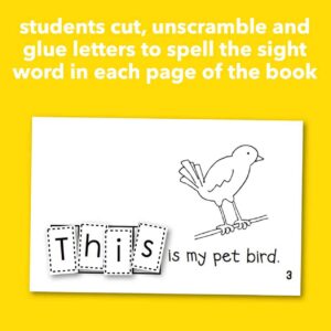 Emergent Reader for Sight Word THIS: "This is my Pet" Sight Word Book ...