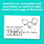 Emergent Reader for Sight Word THEY: "What are they for?" Sight Word ...