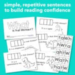 "WHAT is that Dinosaur?" Interactive Sight Word Reader - Kinder Craze