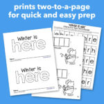 January Sight Word Book: "Winter is HERE" Winter Emergent Reader ...
