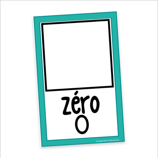 Domino Number Posters 1-20 - French Language Classroom Decor - Kinder Craze