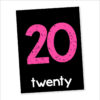 Number Posters 0-20 with Black Background - Kinder Craze