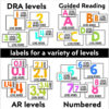 Classroom Library Book & Bin Labels with Themes and Levels EDITABLE ...