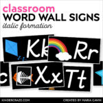 Classroom Decor with Black Backgrounds BUNDLE - Kinder Craze