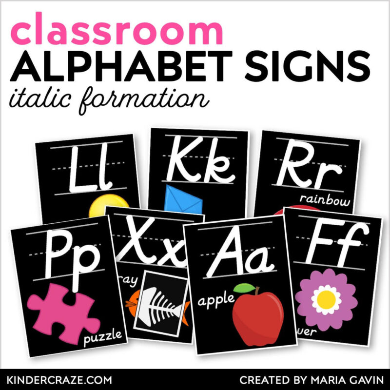 Classroom Decor with Black Backgrounds BUNDLE - Kinder Craze