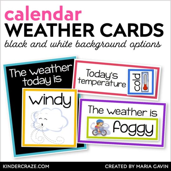 Classroom Calendar Set MEGA Bundle - Kinder Craze