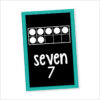 Ten Frame Posters with Black Background - Numbers 0-20 - Kinder Craze