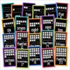 Ten Frame Posters with Black Background - Numbers 0-20 - Kinder Craze